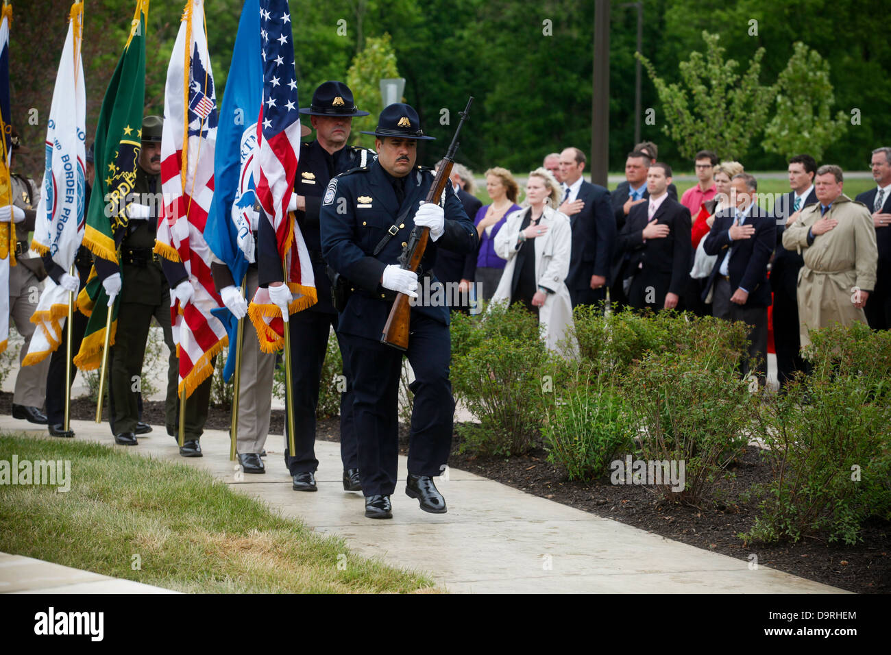 006 CBP Global College Memorial Dedication Stock Photo - Alamy