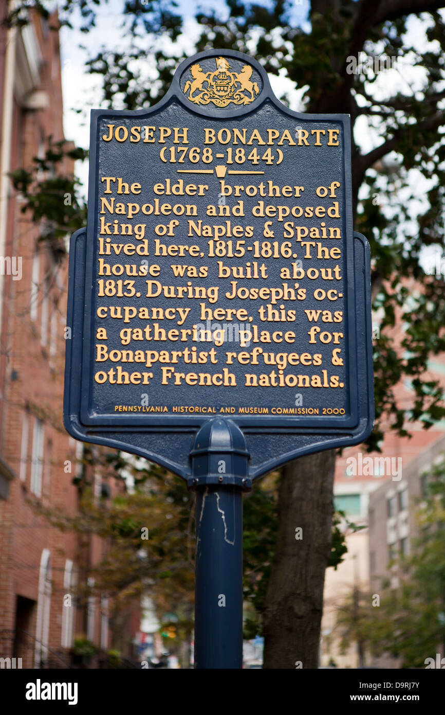 Napoleon house sign hi-res stock photography and images - Alamy
