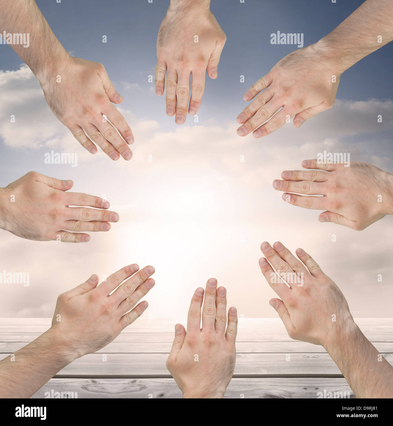 Forming a circle hi-res stock photography and images - Alamy