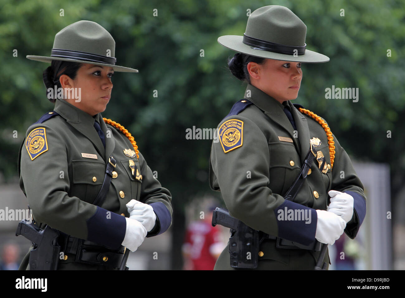 The CBP Honor Guard held a ceremony to honor Customs and Border ...