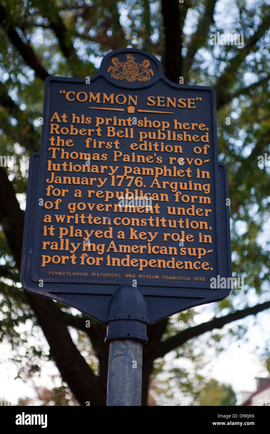 Common Sense Pamphlet