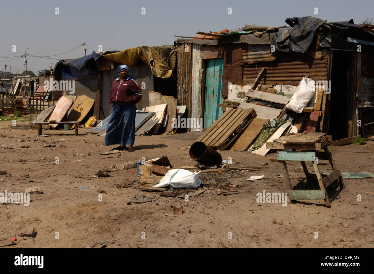 Shack in Shanty town - so called on the outskirts of Langa township ...