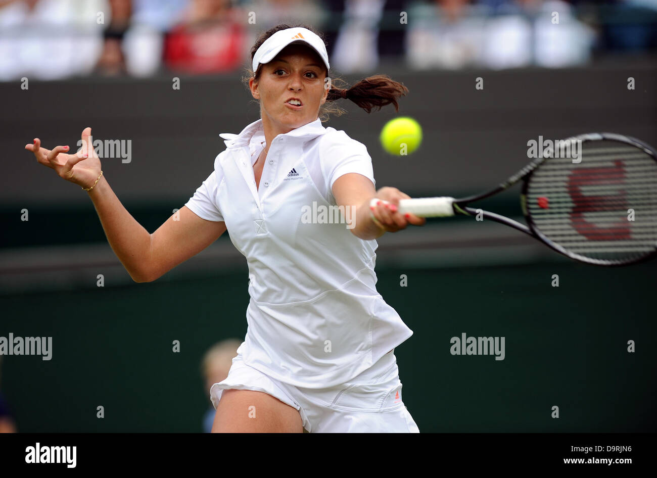 LAURA ROBSON GREAT BRITAIN THE ALL ENGLAND TENNIS CLUB WIMBLEDON LONDON ...