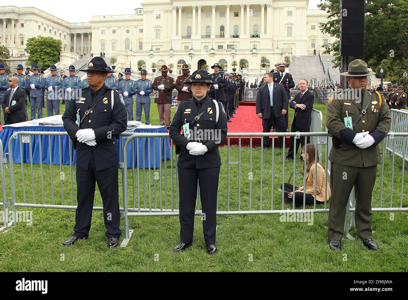A photograph capturing the 32nd National Peace Officers Memorial ...