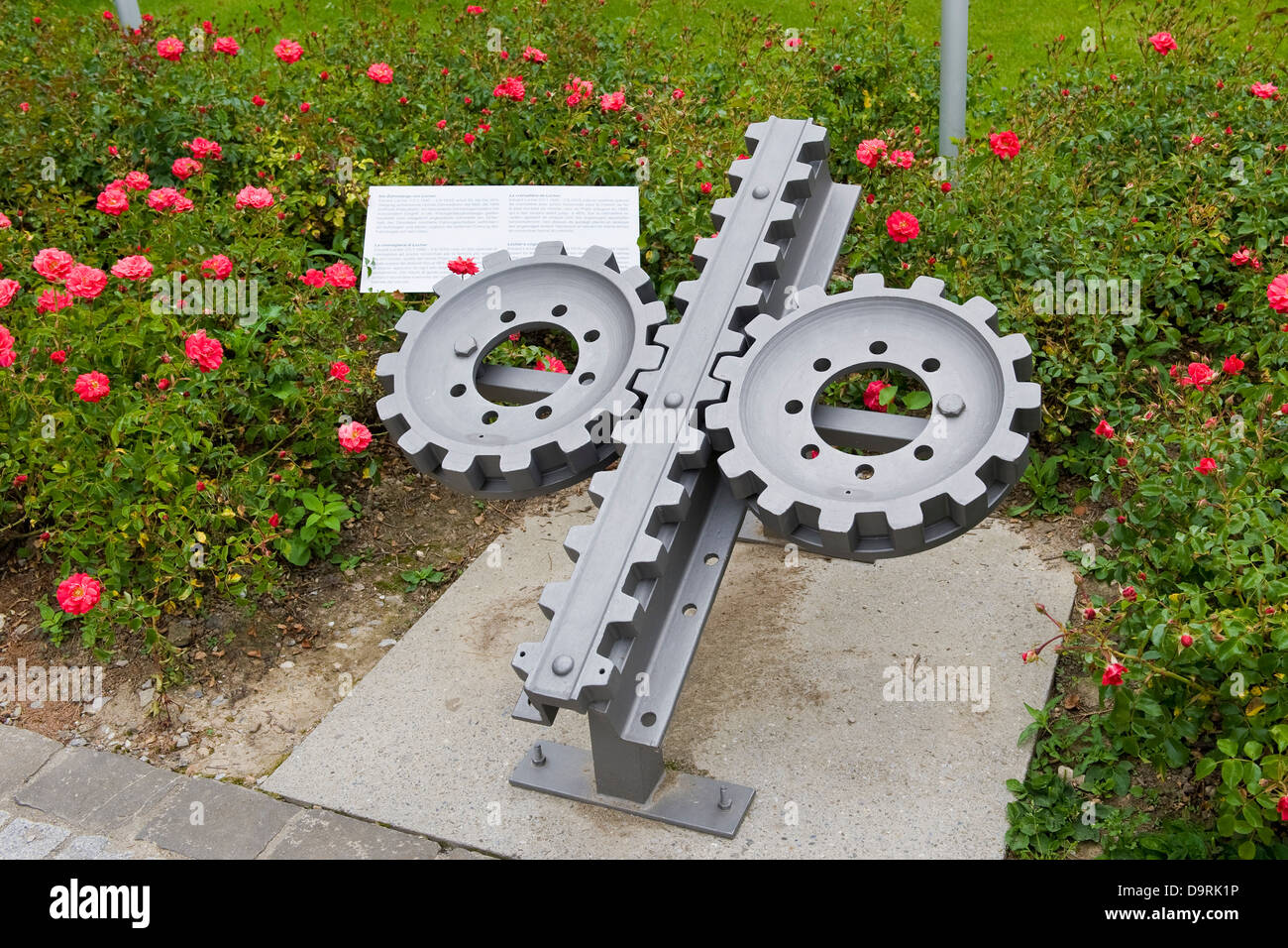 Switzerland, Lucerne canton, Pilatus railways, rack Stock Photo - Alamy