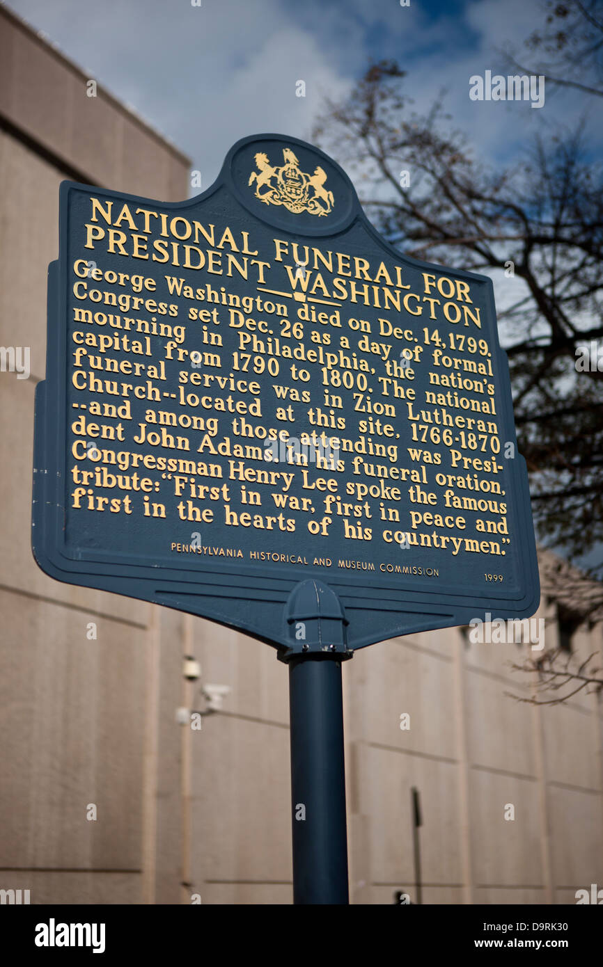 Funeral De George Washington