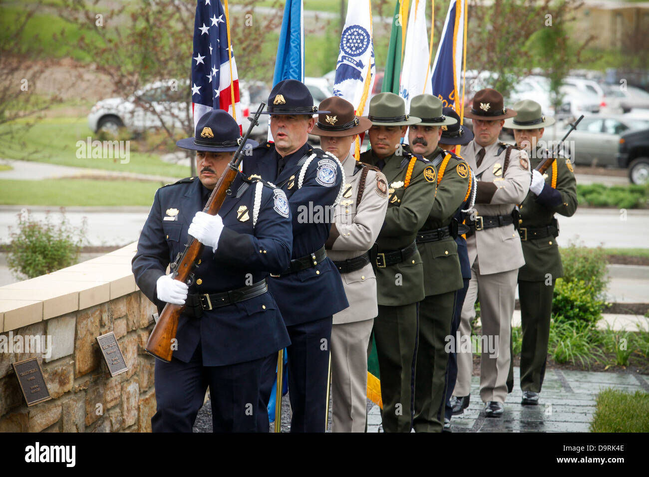 This image captures the dedication of the CBP Global College Memorial ...