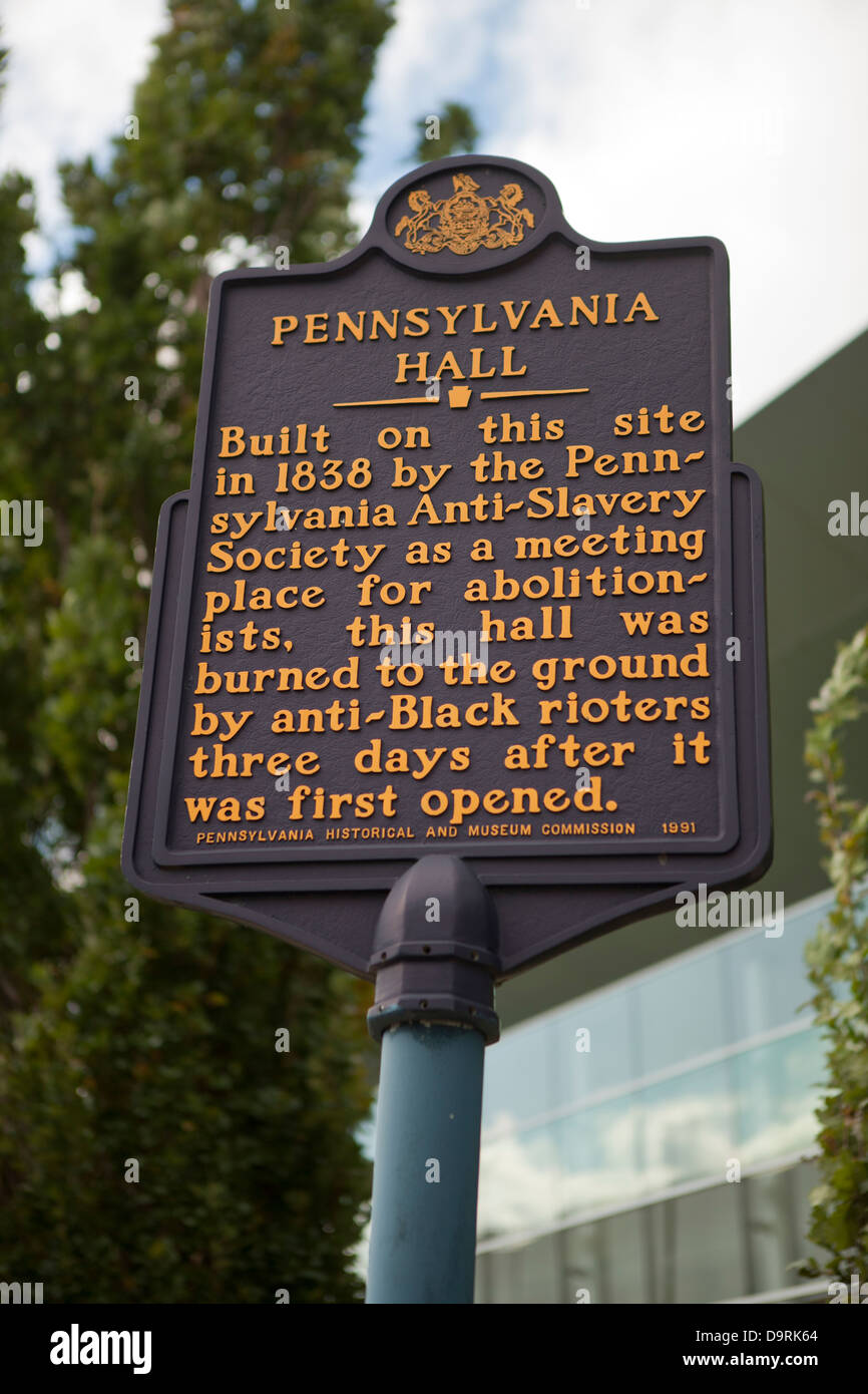 Pennsylvania abolition society hi-res stock photography and images - Alamy