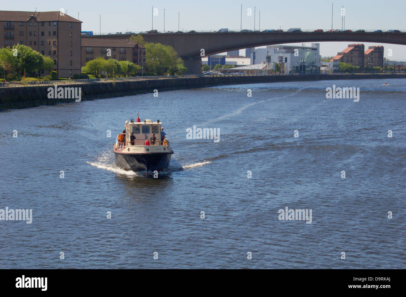 Passenger ferry on the Clyde in Glasgow, Scotland Stock Photo - Alamy