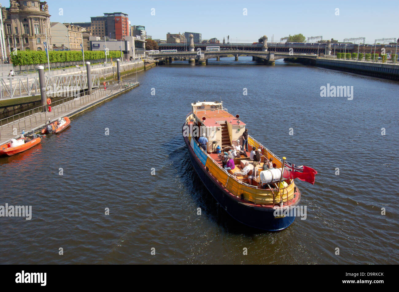 Passenger ferry on the Clyde in Glasgow, Scotland Stock Photo - Alamy