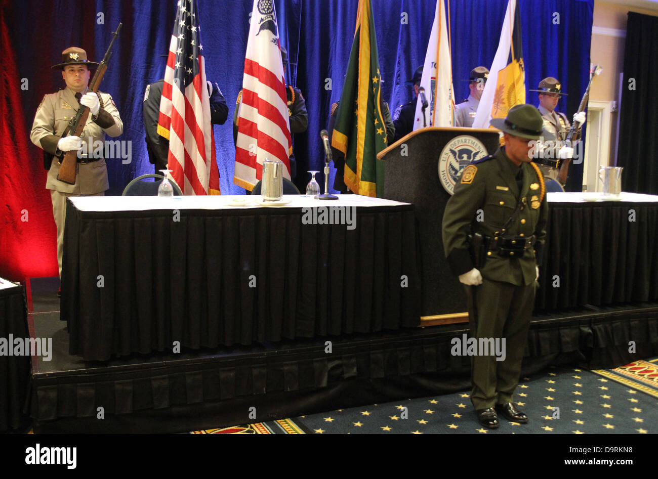 This image shows the U.S. Customs and Border Protection (CBP) senior ...