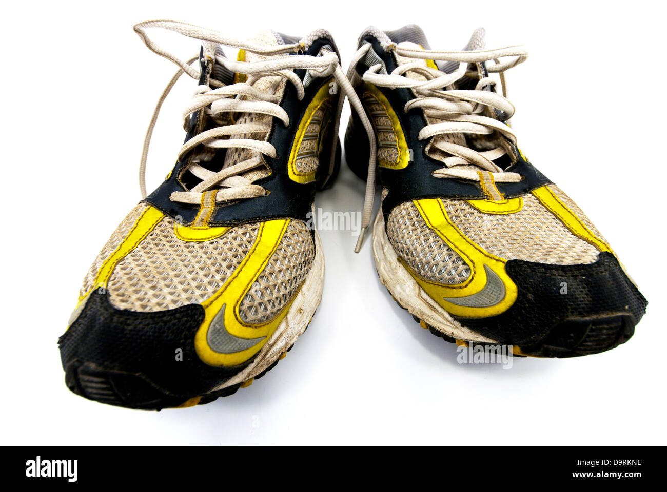 a close up of a pair of running shoes Stock Photo - Alamy