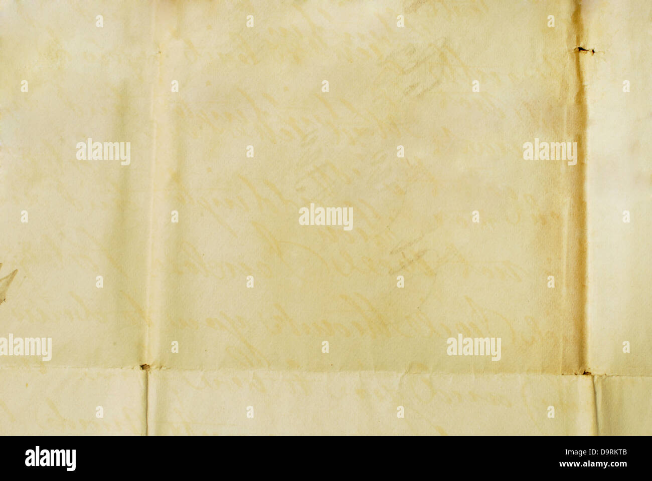 Letter old vintage writing 1800 hi-res stock photography and images - Alamy