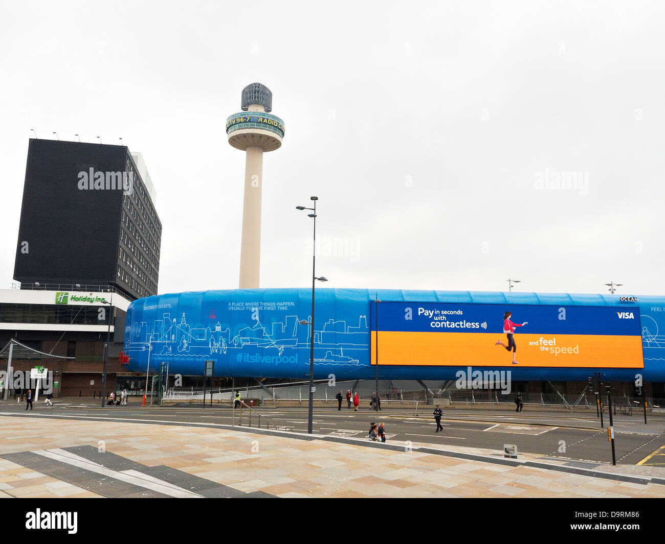 The largest LED screen in Europe Liverpool UK Stock Photo - Alamy