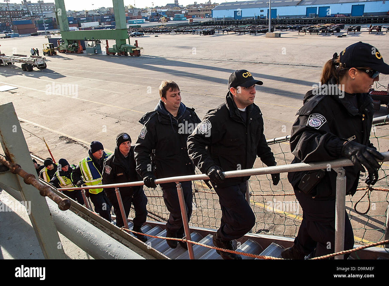 U.S. Customs and Border Protection (CBP) at the Port of New York Newark ...
