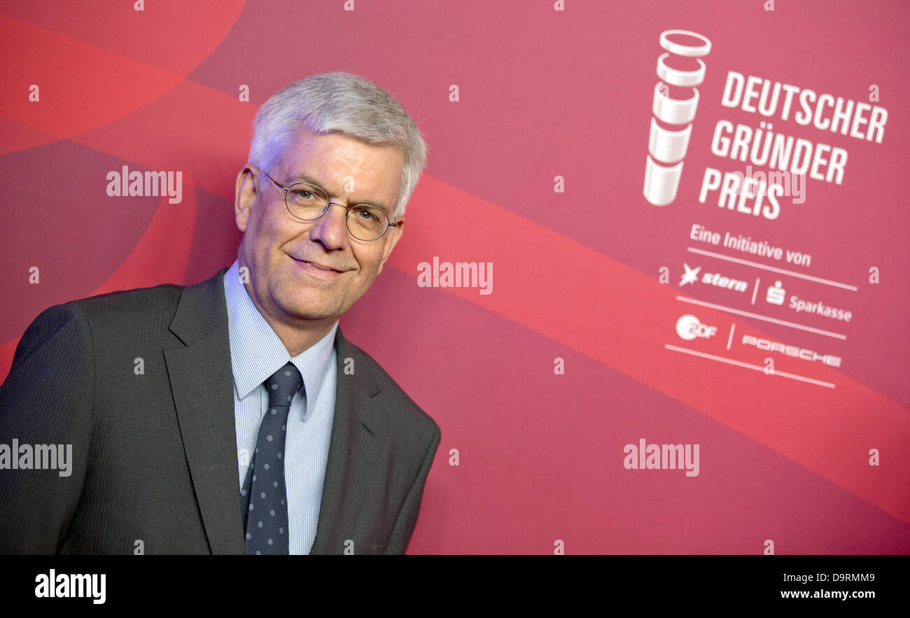 ZDF Director Thomas Bellut poses on the red carpet of the Deutscher ...