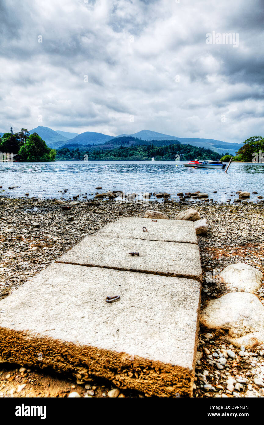 England park derwent water cumbria lake district national view hi-res ...