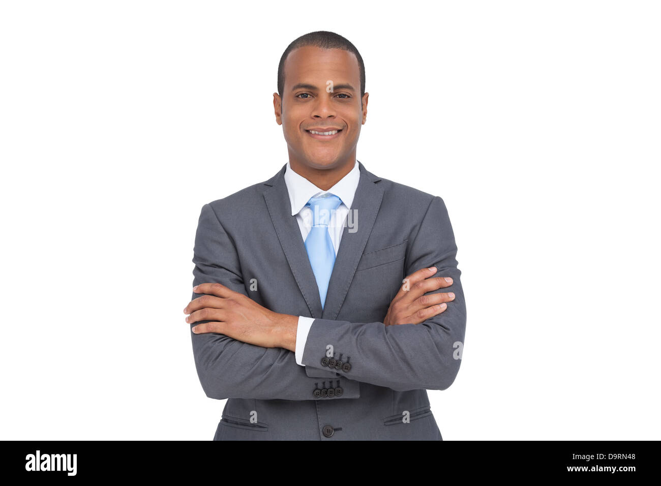 Charismatic young businessman with arms crossed Stock Photo - Alamy Charismatic young businessman with arms crossed Stock Photo - Alamy