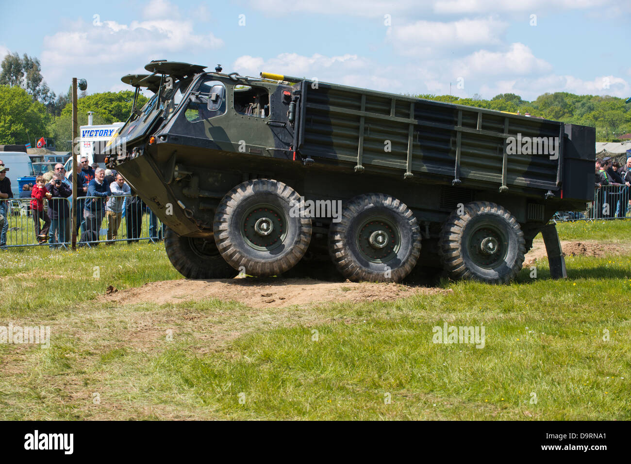 Military warfare re-enactment at the Overlord show, Waterlooville ...