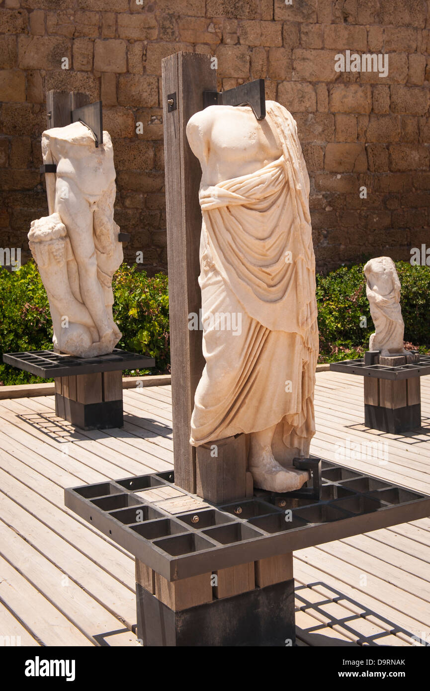 Israel City port Caesarea Keysarya built King Herod the Great c 21BC ...