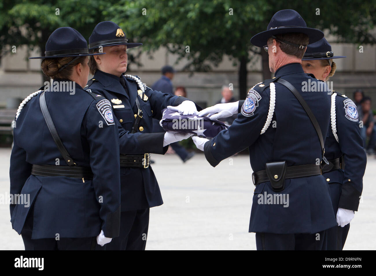 013 CBP Honor Guard to CBP Family Members Stock Photo - Alamy