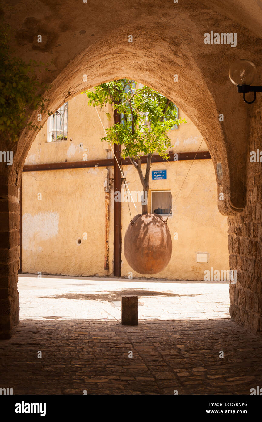 Israel , Old Jaffa Jafo Artists Quarter , The Floating Orange Tree ...