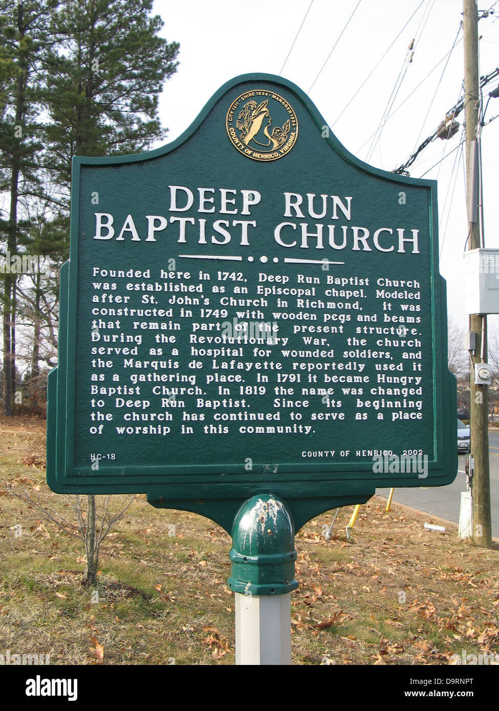 Deep run baptist church hi-res stock photography and images - Alamy