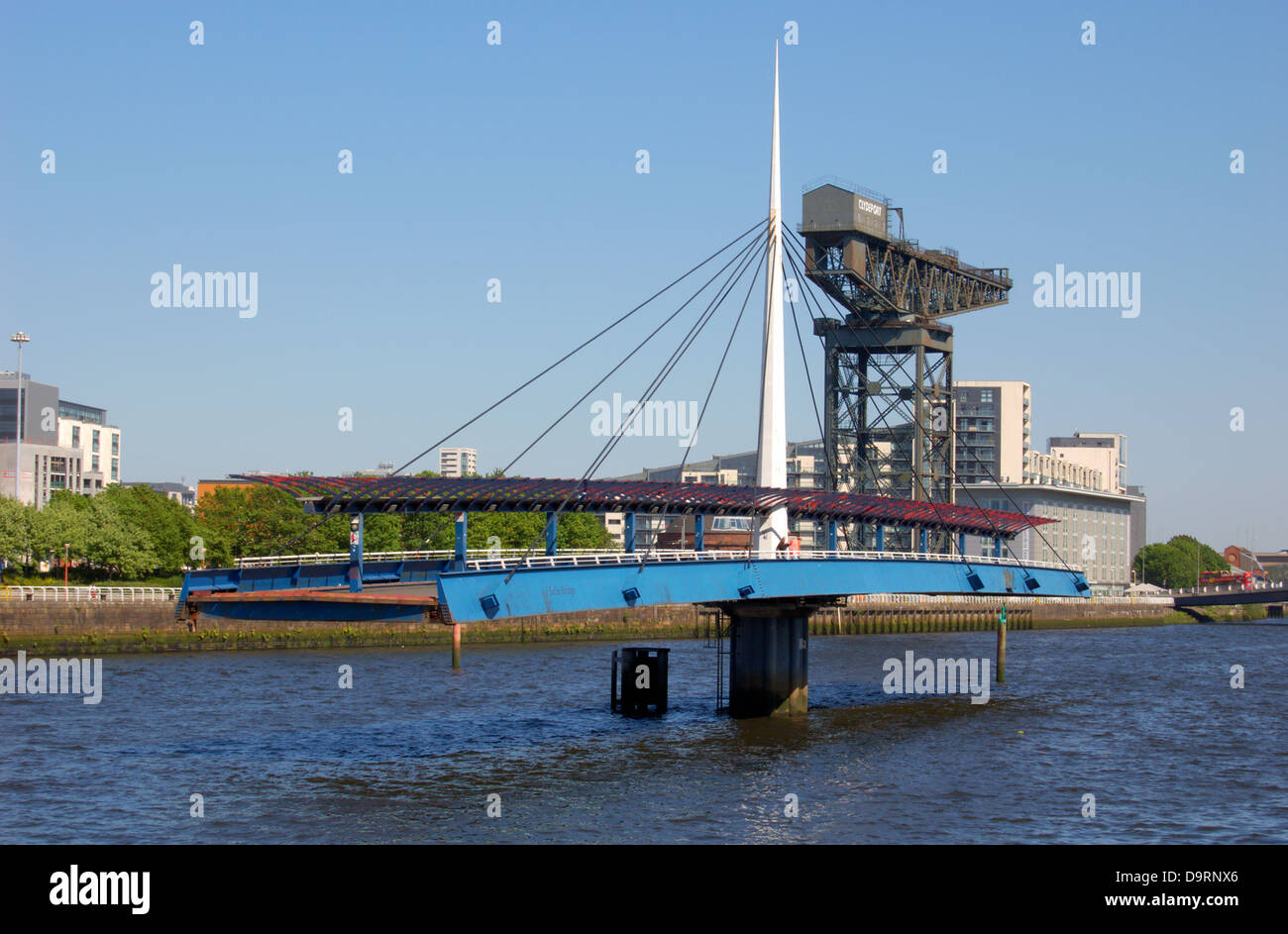 Bells Bridge over the Rver Clyde in Glasgow, Scotland Stock Photo - Alamy