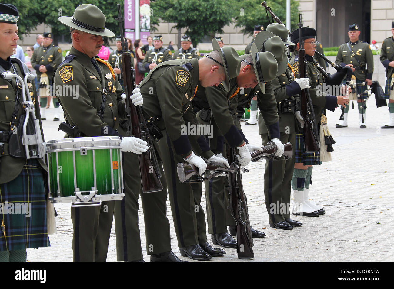 This image captures a performance during Police Week 2013, honoring the ...
