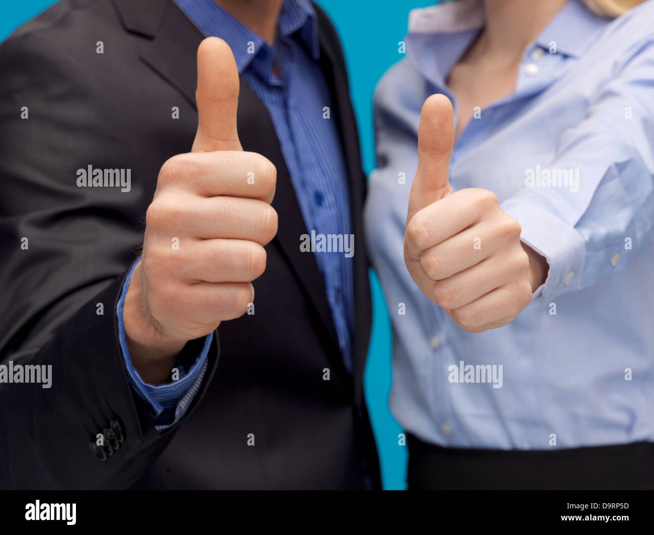 Business woman thumbs up two hi-res stock photography and images - Alamy