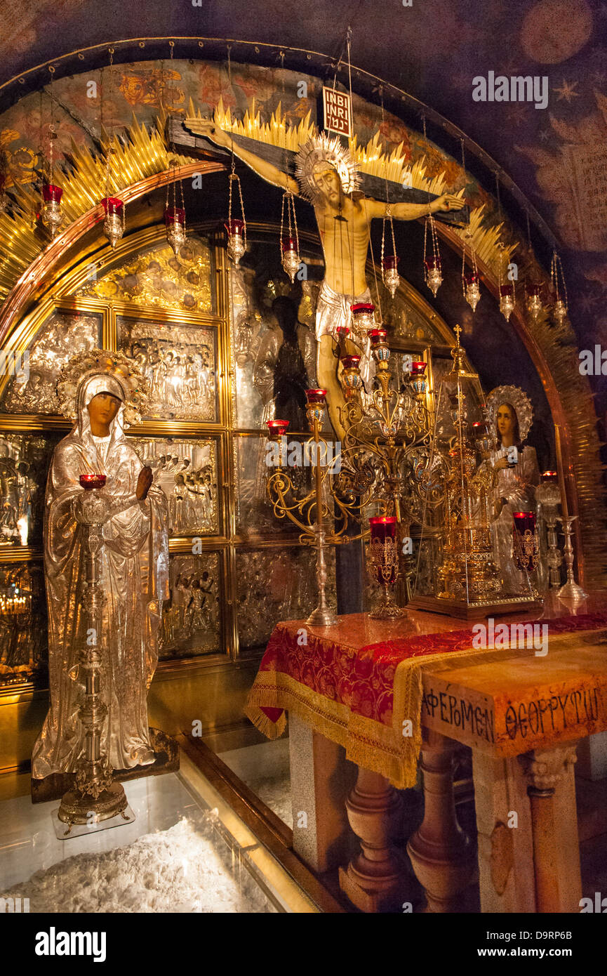 Altar crucifixion church holy sepulchre hi-res stock photography and ...