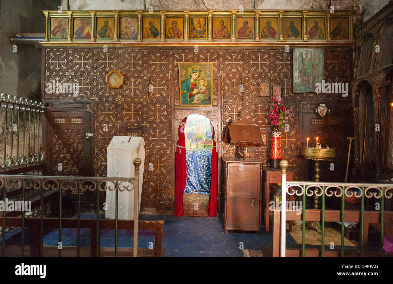 Israel Jerusalem Old City Church of the Holy Sepulcher Coptic chapel ...