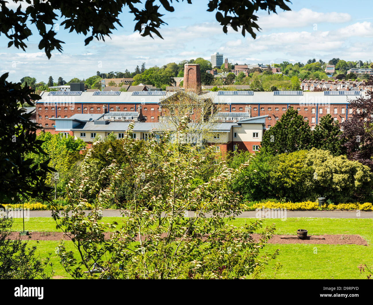 The Exeter prison building in the center of Exeter, Devon, England ...