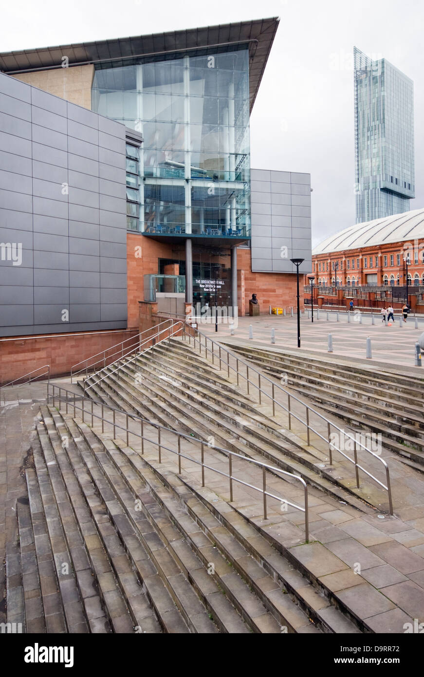The exterior of Bridgewater Hall in Manchester, England, UK, with ...