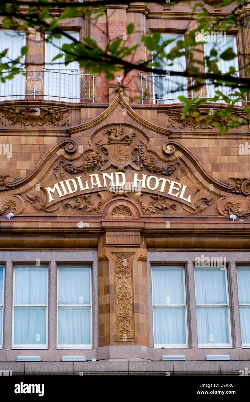 Exterior of the Midland Hotel in Manchester, England, UK Stock Photo ...