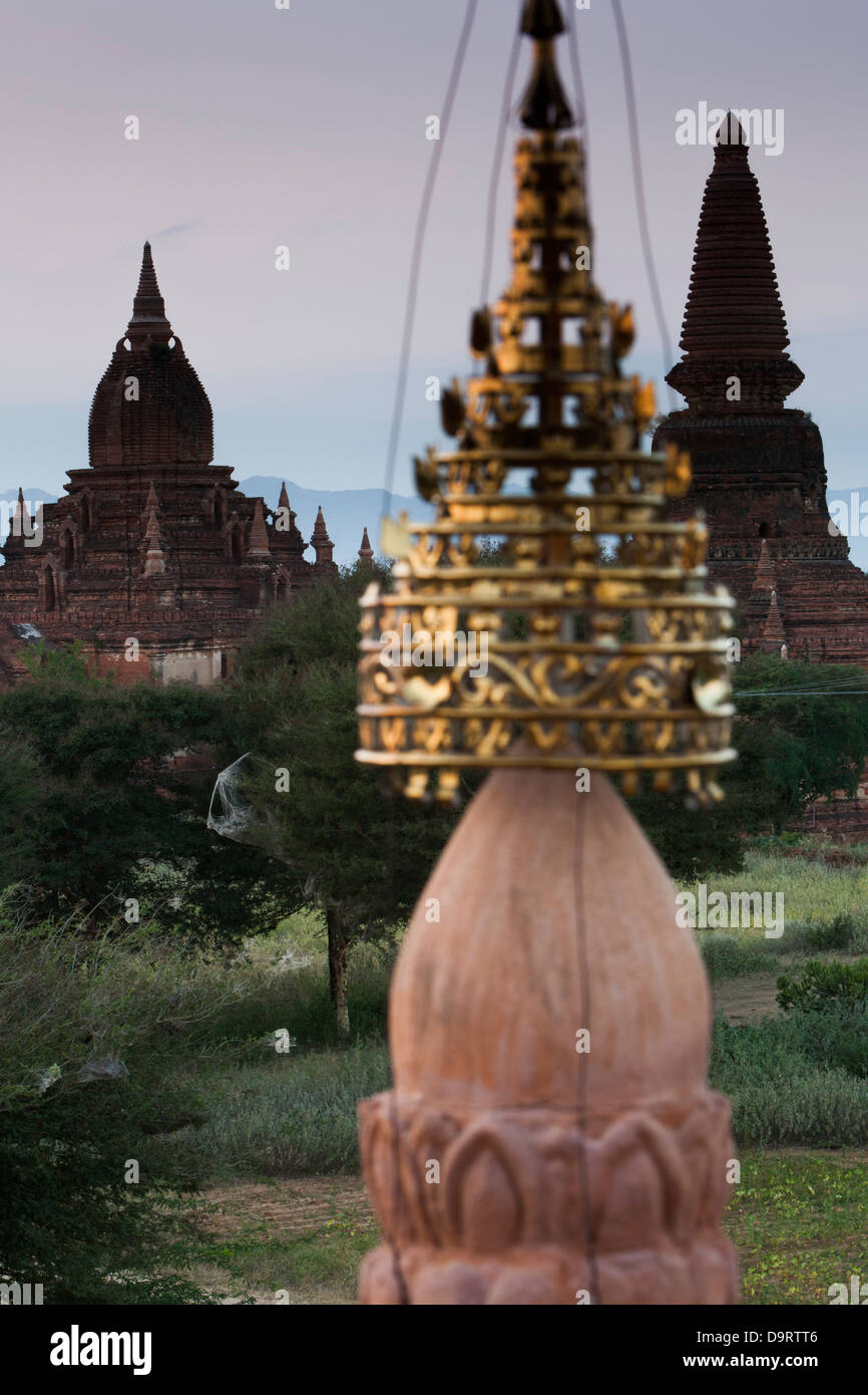 Burma pagan towers hi-res stock photography and images - Alamy