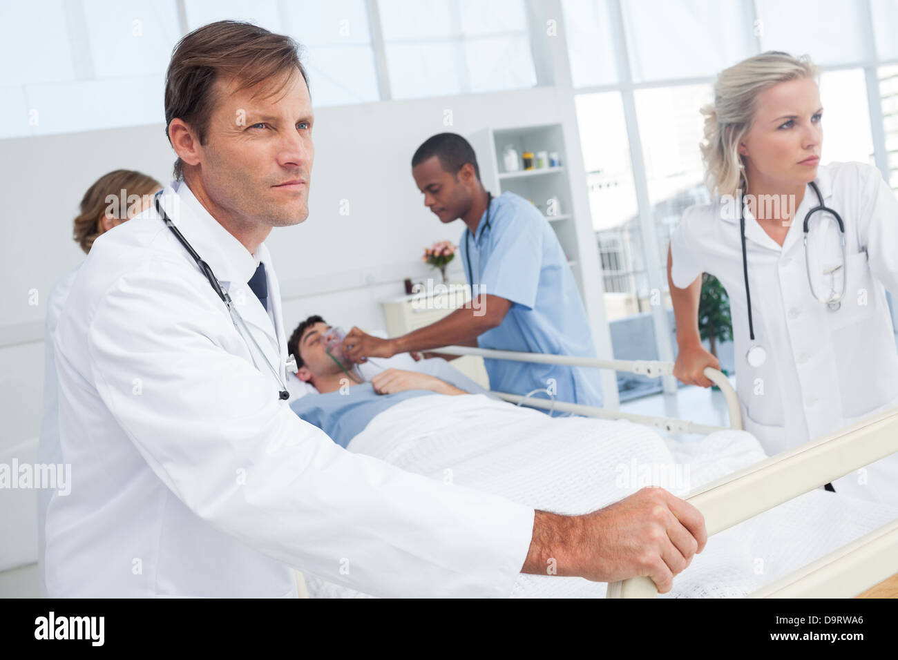 Doctors bed hi-res stock photography and images - Alamy