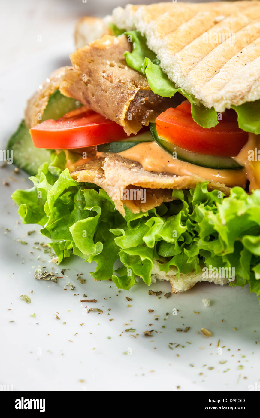 Kebab made vegetables meat hi-res stock photography and images - Alamy