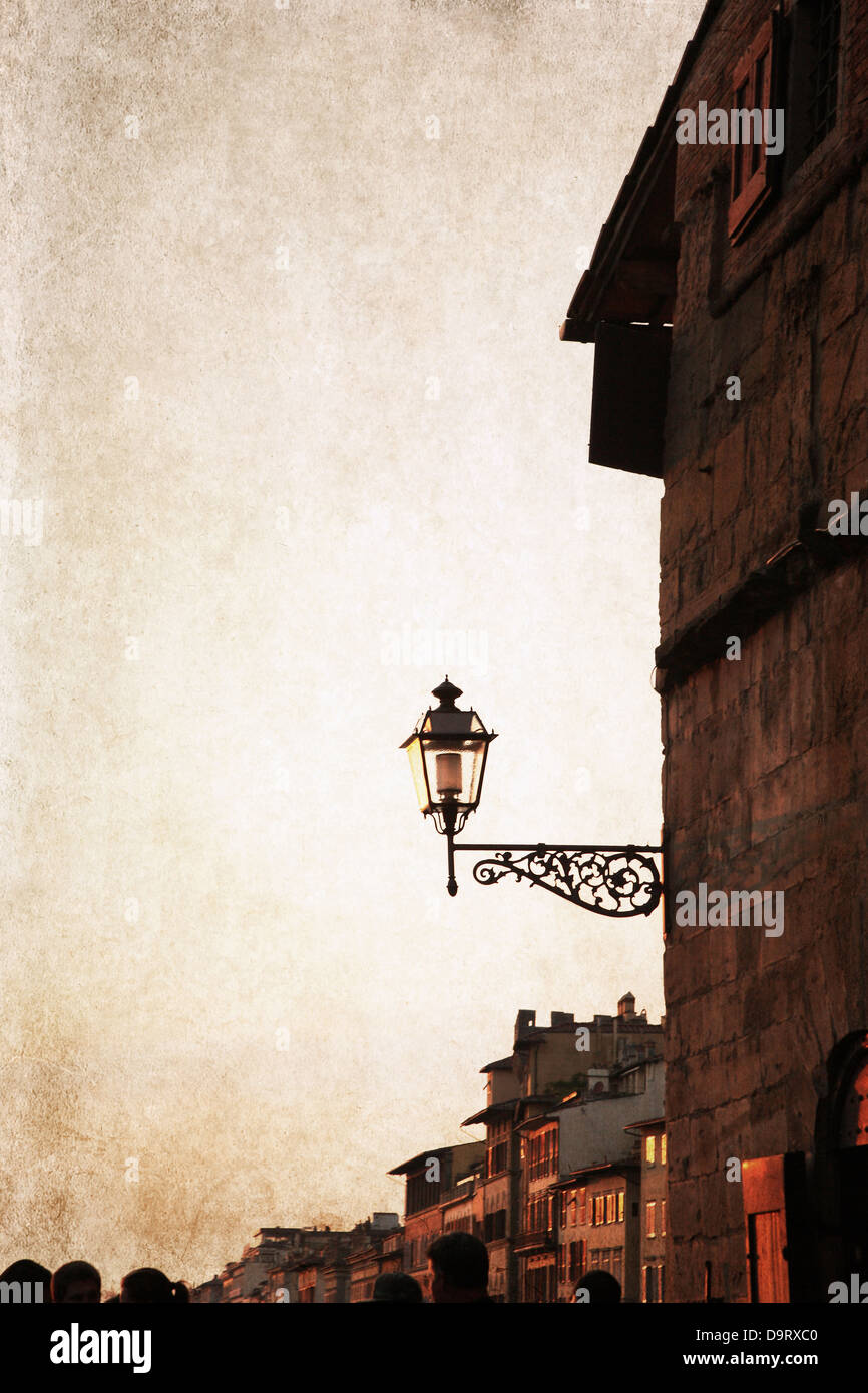 Florence, Italy, image in old color style Stock Photo - Alamy