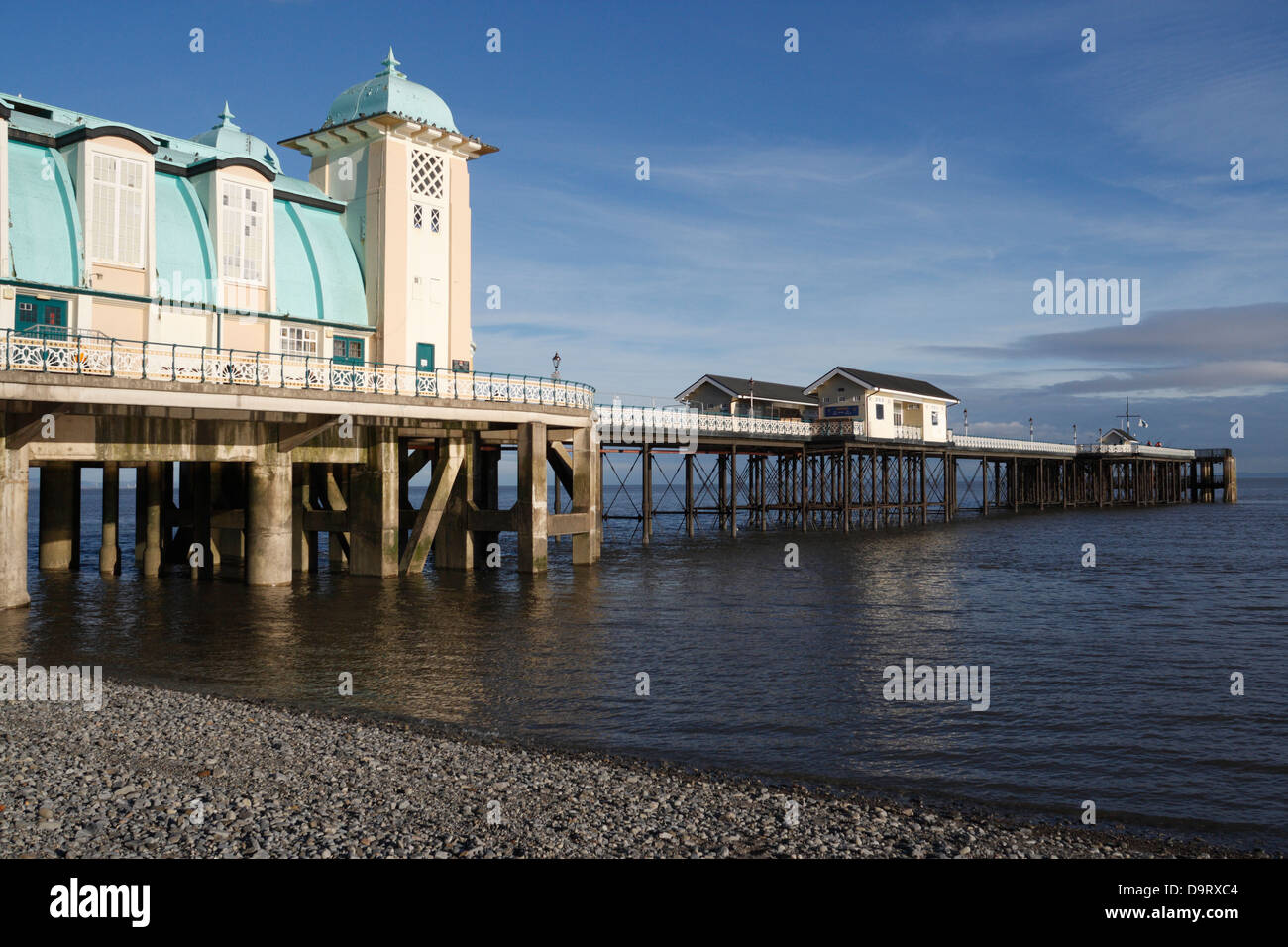 Penarth Pier Wales and the Severn Estuary. Grade 2 listed building ...