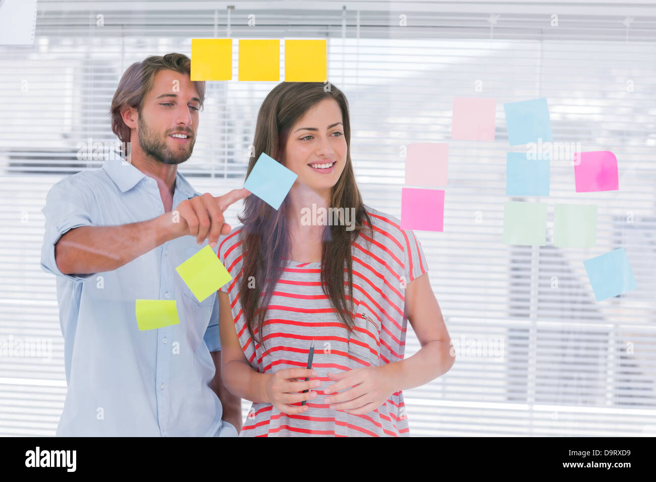 Together brainstorming hi-res stock photography and images - Alamy