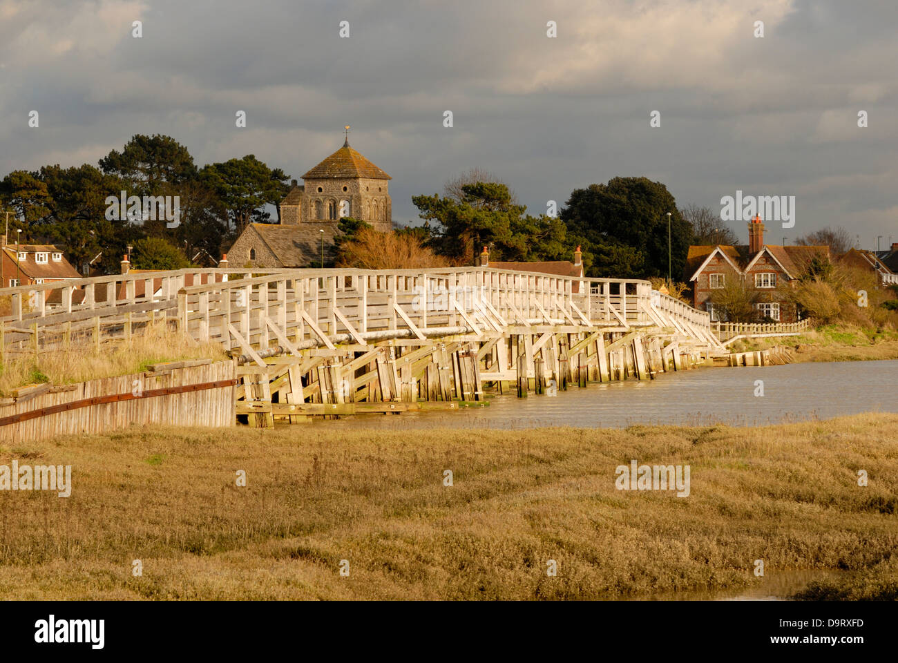 The Old Toll Bridge across the River Adur - Shoreham-By-Sea, West ...