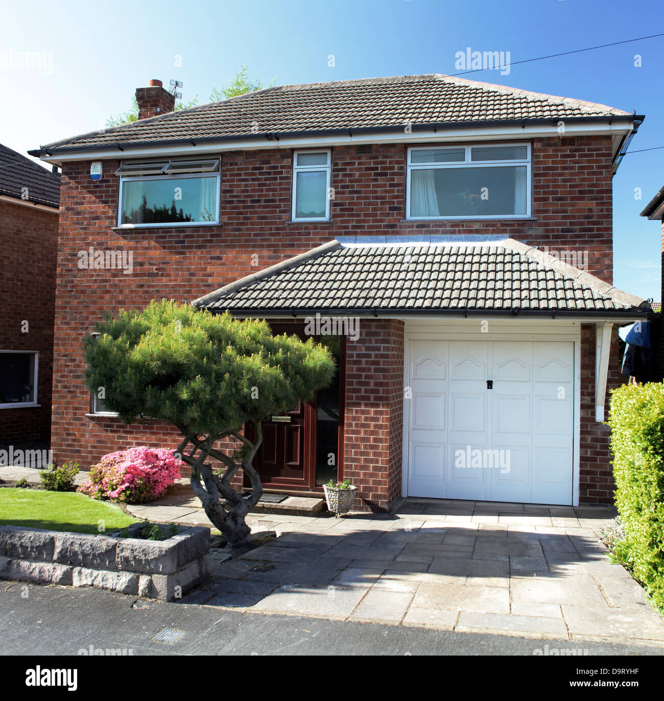 A Detached Nineteen Fifties Built British Brick House In A Quiet ...