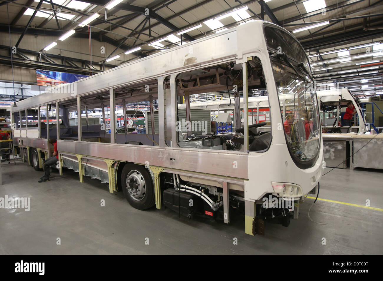 The factory where the new London Bus is being made, the Wrightbus ...