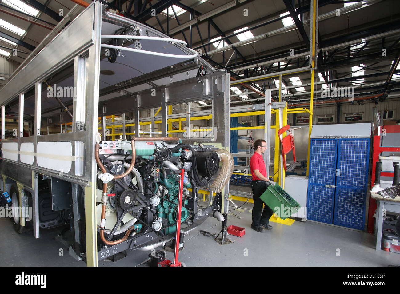 The factory where the new London Bus is being made, the Wrightbus ...