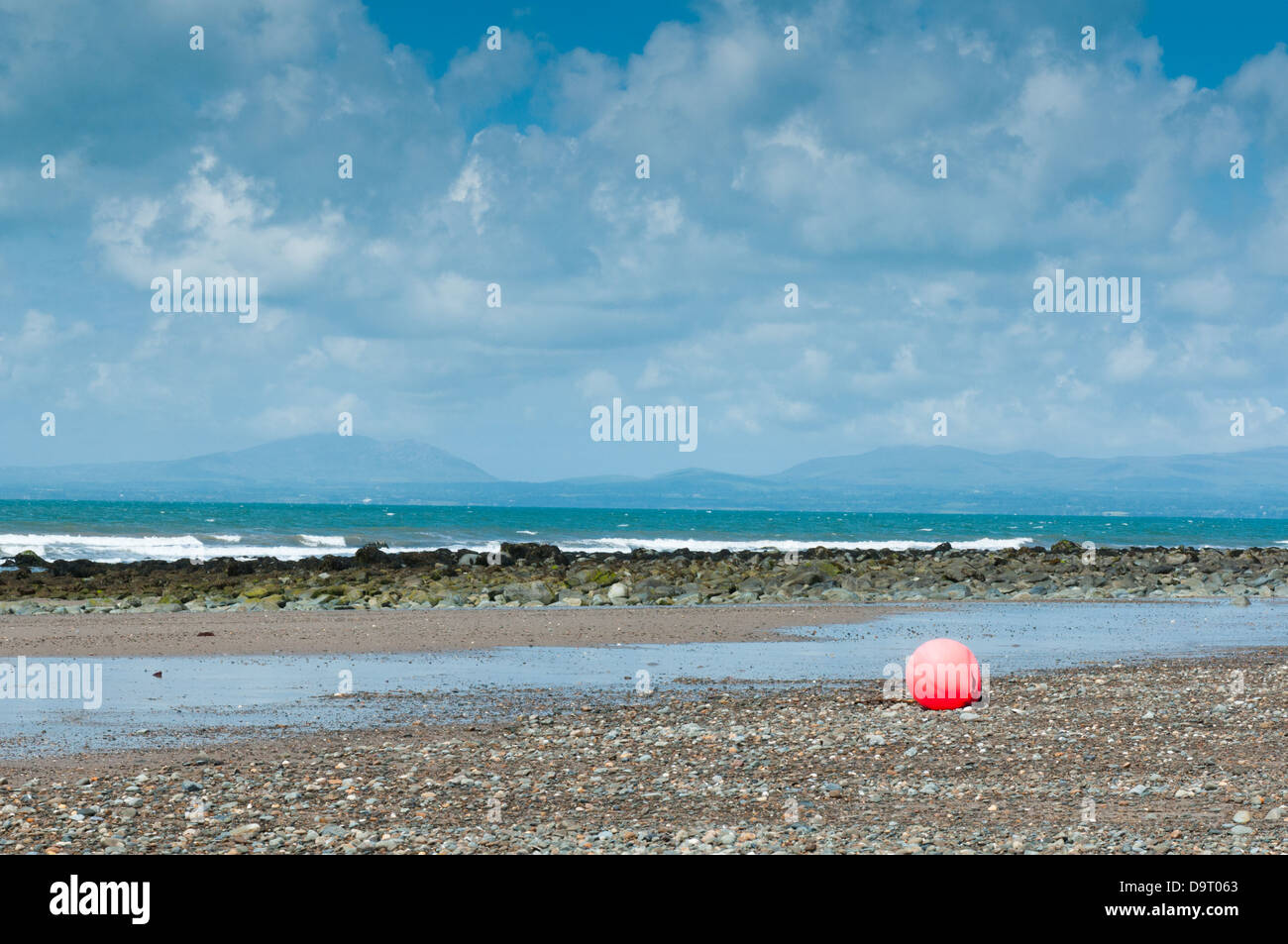 The stunning broad beach at Shell Island, with its view to the Llyn ...