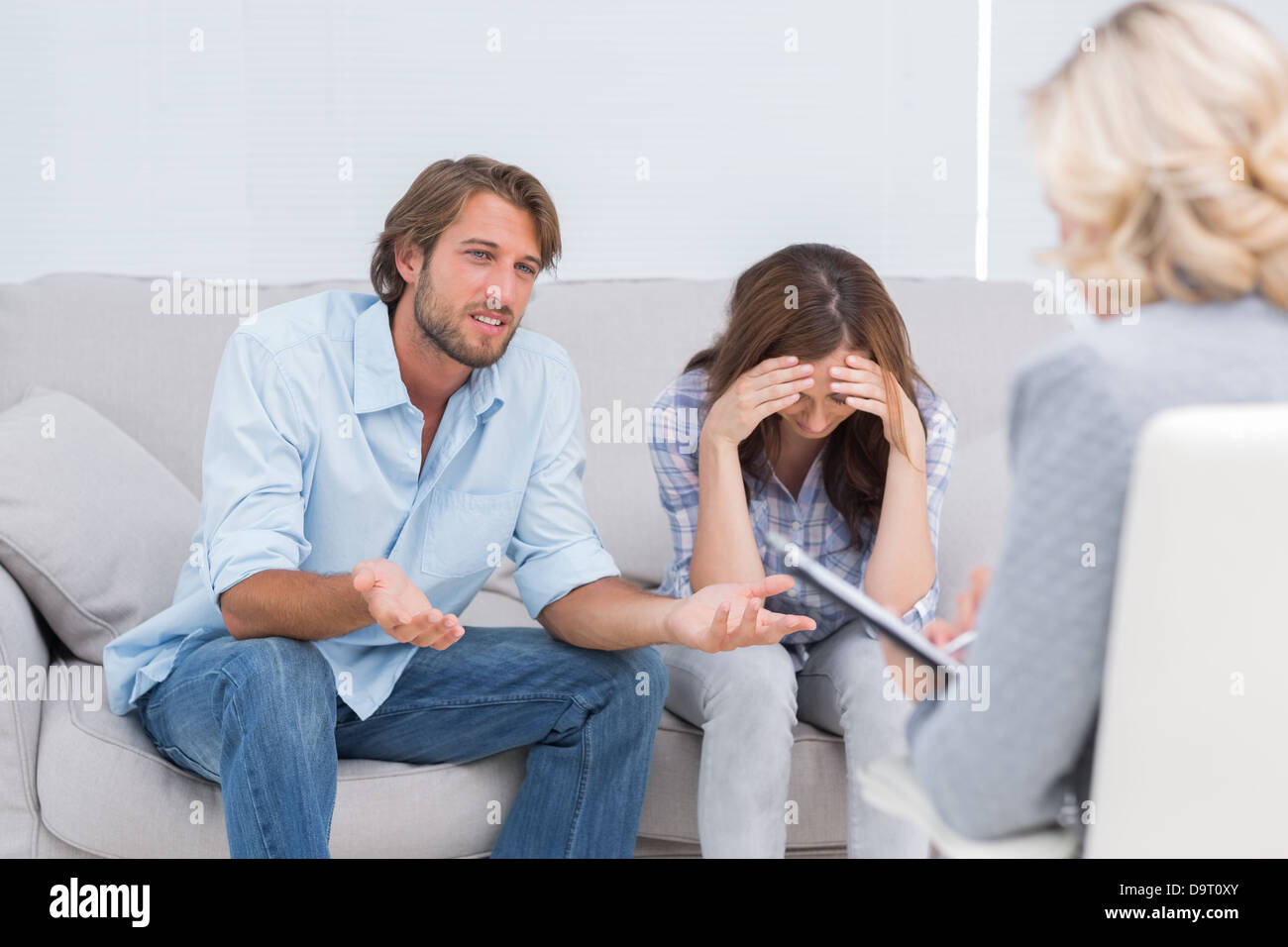 Couples Crying Together