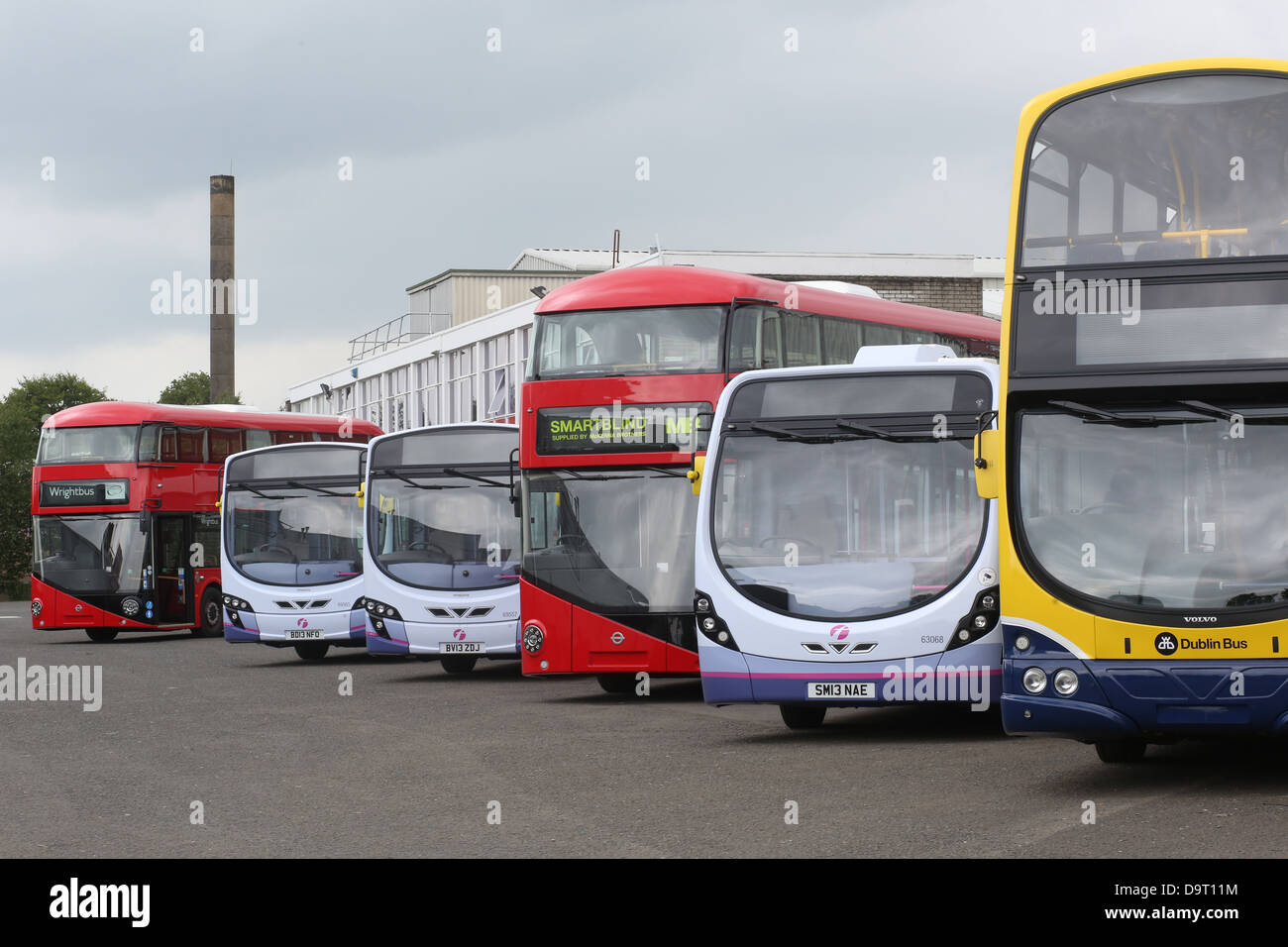 The factory where the new London Bus is being made, the Wrightbus ...