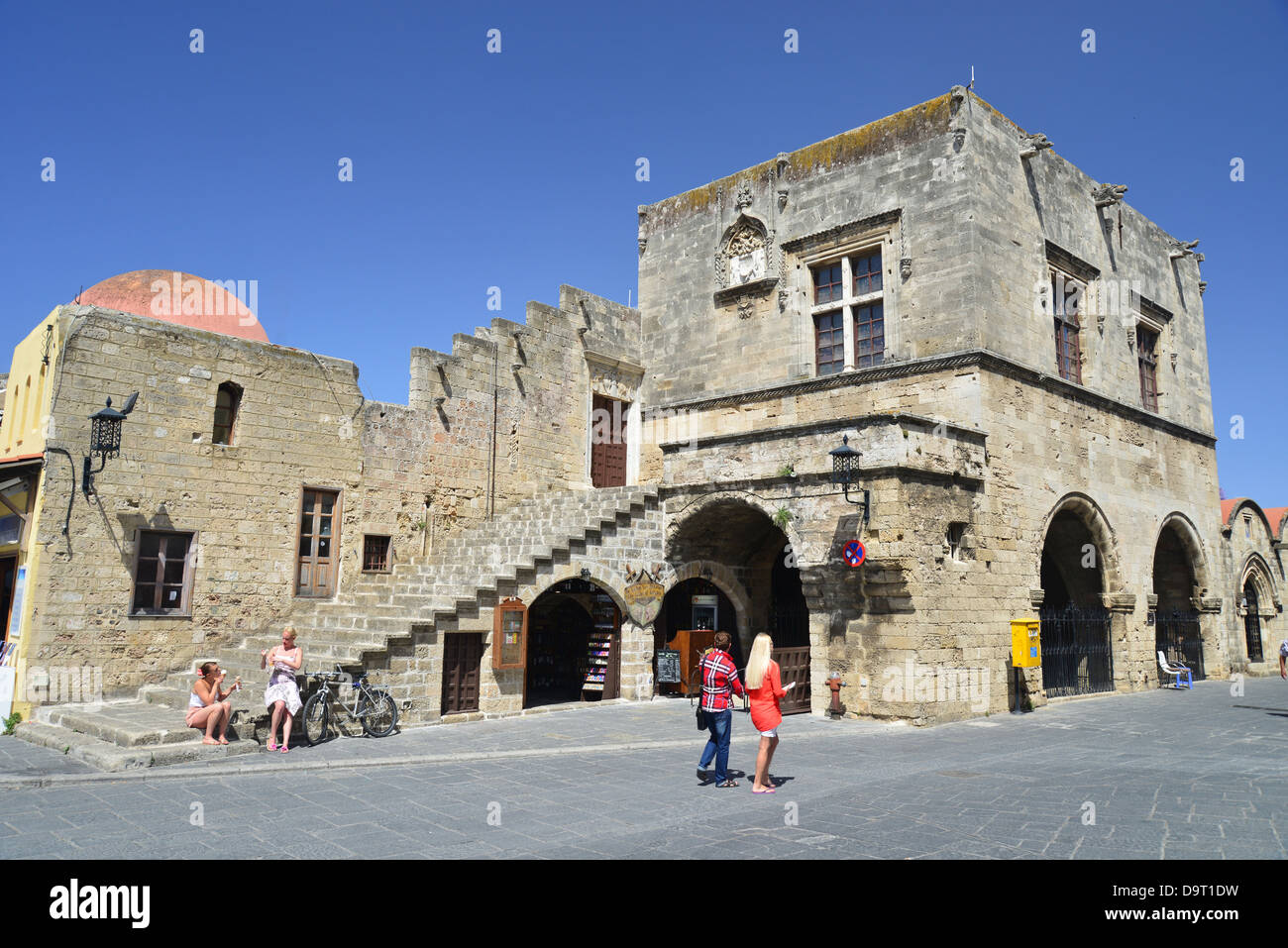The Palace of Castellan, Ippokratous Square, Old Town, City of Rhodes ...