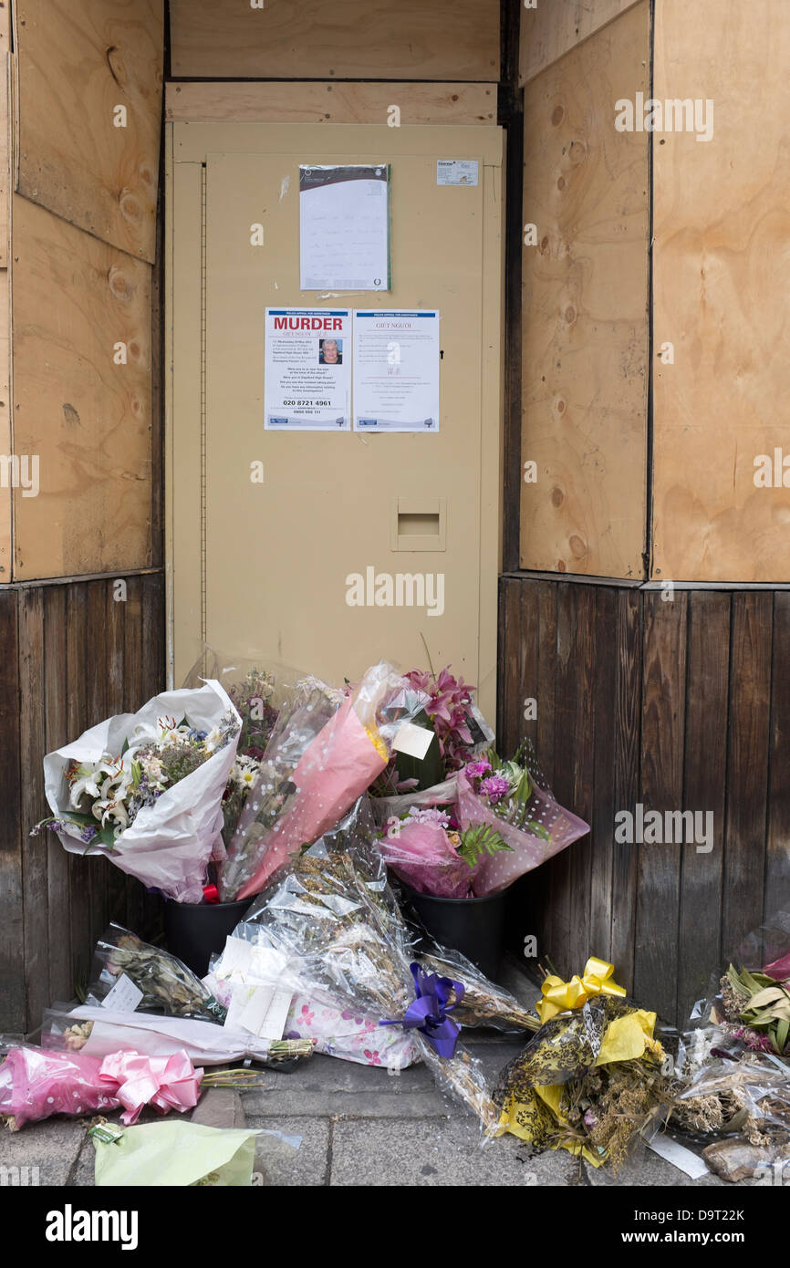 Burnt Out Cafe Restaurant Deptford Hight Street Stock Photo - Alamy